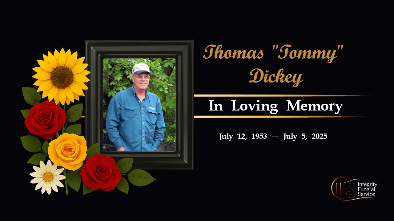Thomas "Tommy" Dickey July 12, 1953 — July 5, 2025 - Copy