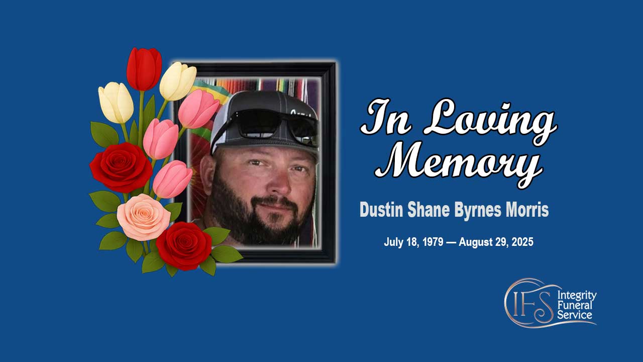 Obituary Dustin Shane Byrnes Morris